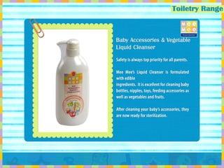 Mee Mee Toiletry Range | PPT