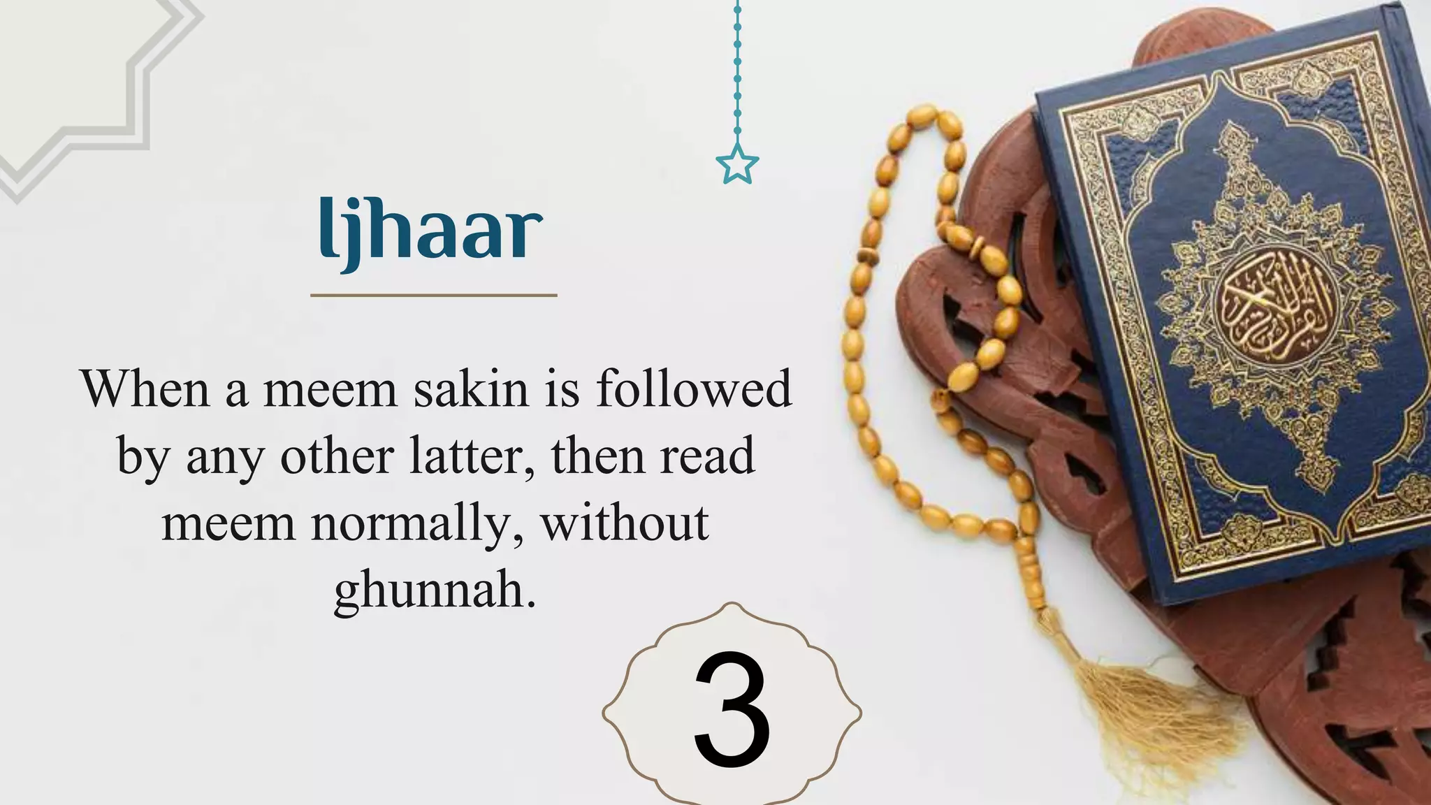 Rules of Meem saakin.pptx | Islam | Religion & Spirituality