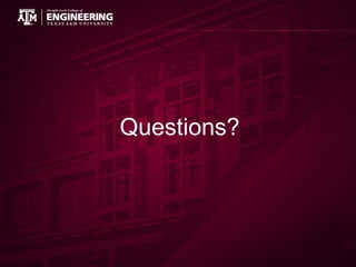 TAMU MEEN 475 CAES Term Project Presentation | PPTX | Physics | Science