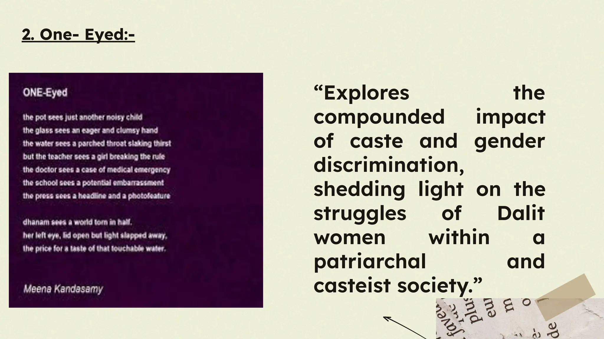 -Meena Kandasamy- Voice of Resistance in 'Eklavyam' and 'One-Eyed'-.pdf