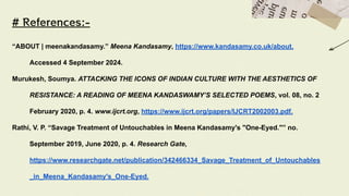 -Meena Kandasamy- Voice of Resistance in 'Eklavyam' and 'One-Eyed'-.pdf