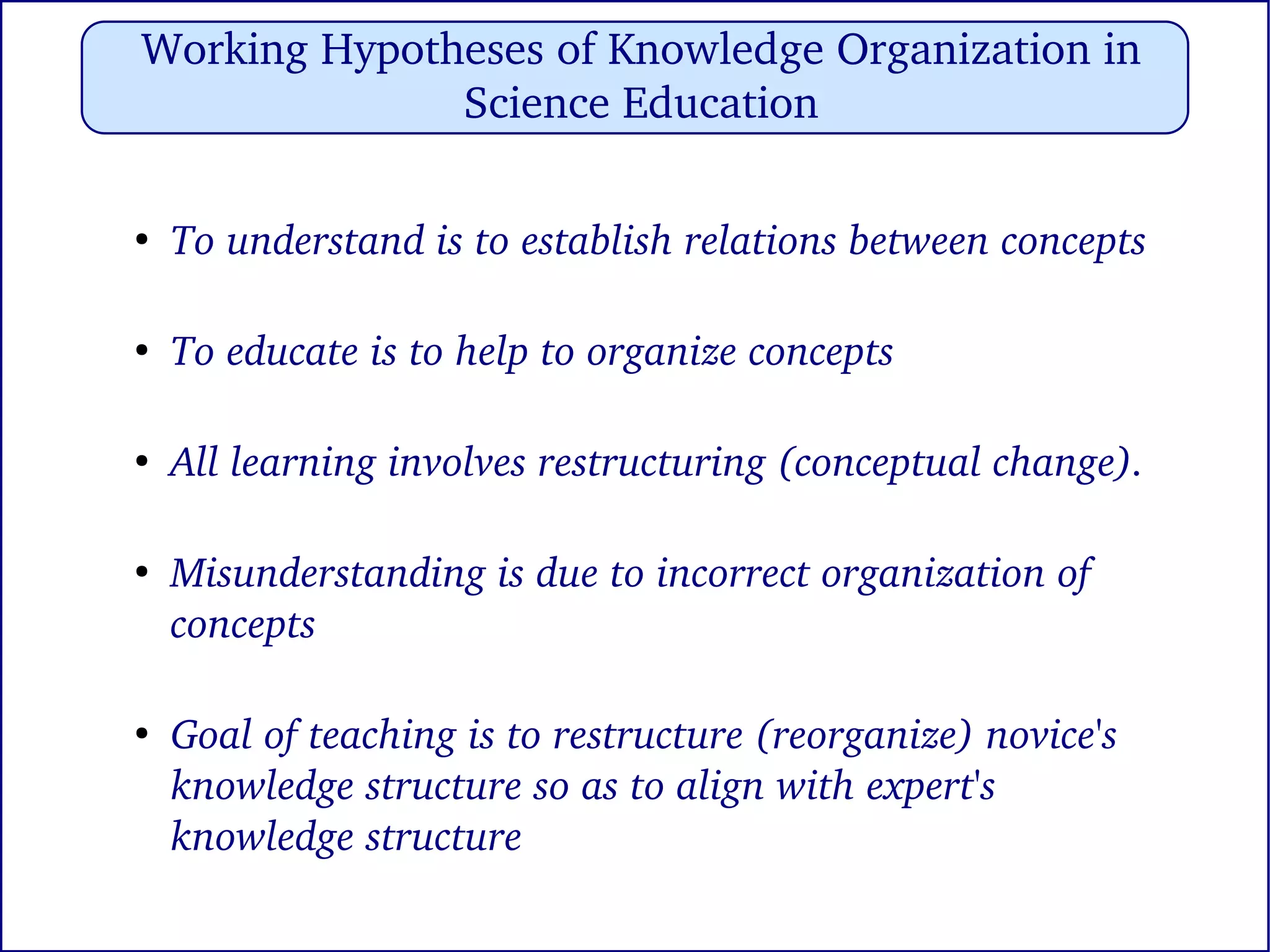 Knowledge Organizers of Cell Biology | PPT