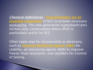 self compacting concrete. | PPTX