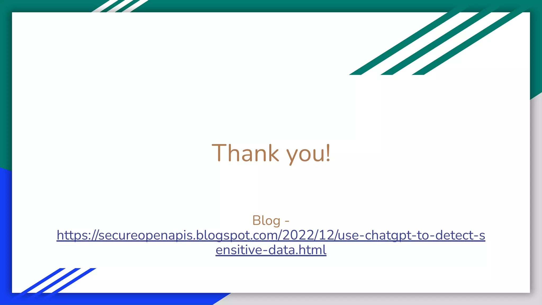 APIsecure 2023 - API Security Powered by ChatGPT, Meenakshi Kaushik ...