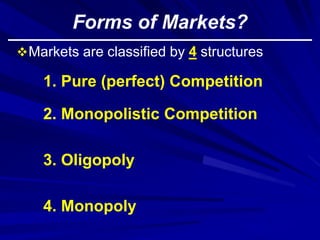 Market structure | PPTX