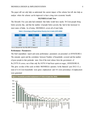 MGNREGA Design and Implementation | DOCX