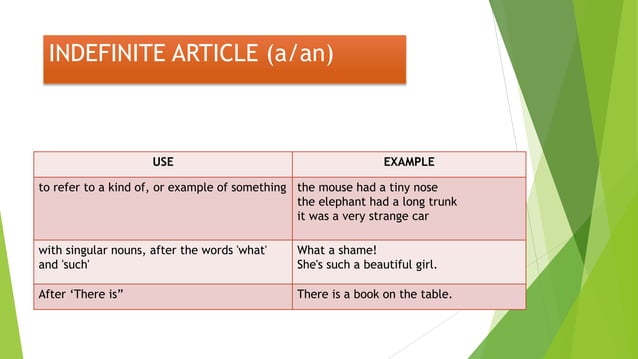 Article in english grammar | PPT