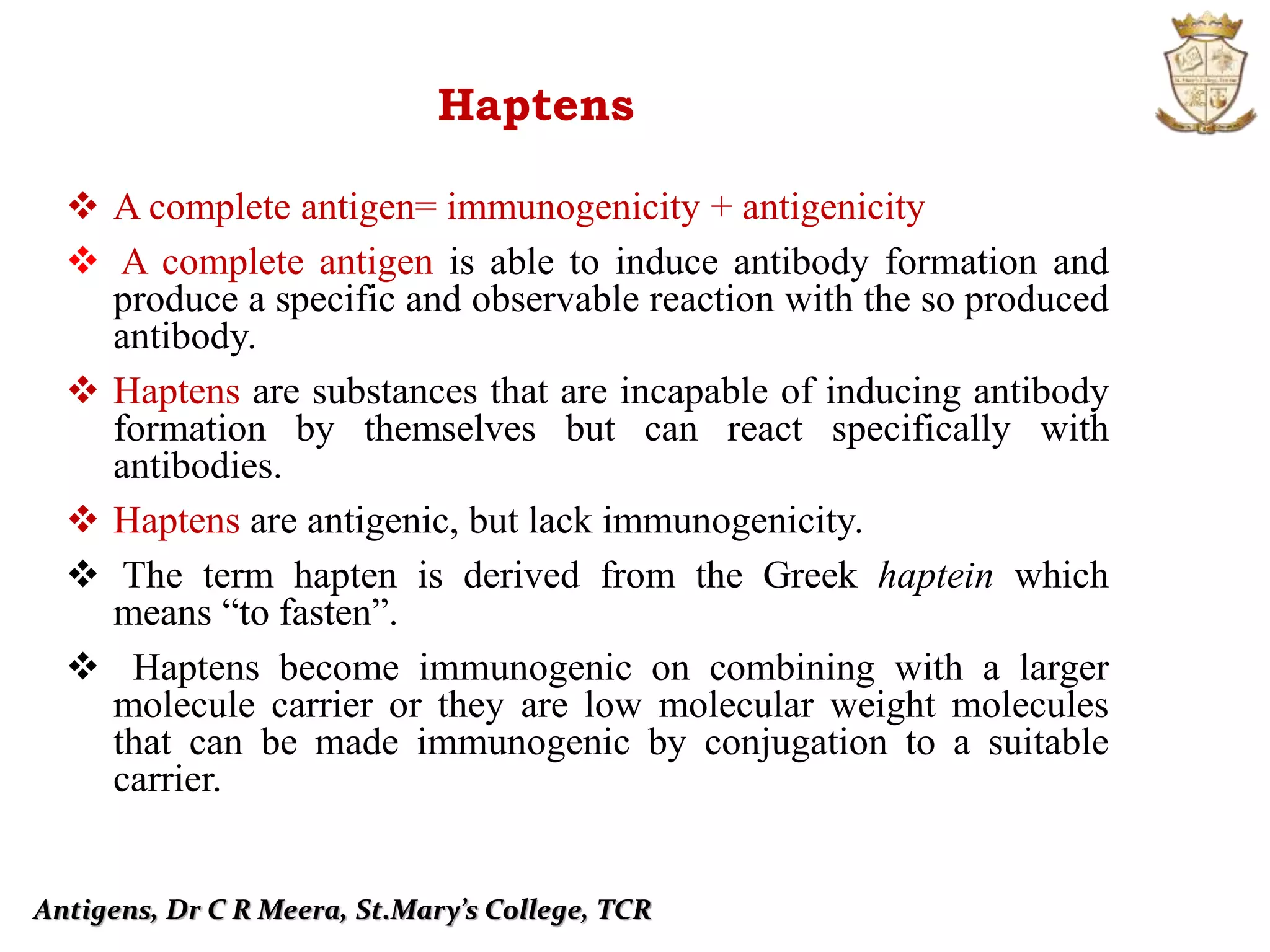Microbiology:Antigens | PPTX