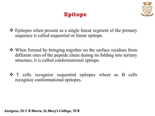 Microbiology:Antigens | PPTX