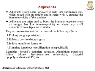 Microbiology:Antigens | PPTX