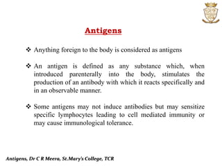 Microbiology:Antigens | PPTX