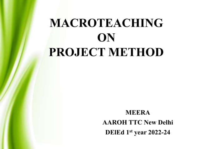 meera project method.pptx