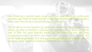 Live streaming: Wat kunnen Meerkat & Periscope betekenen voor de e ...