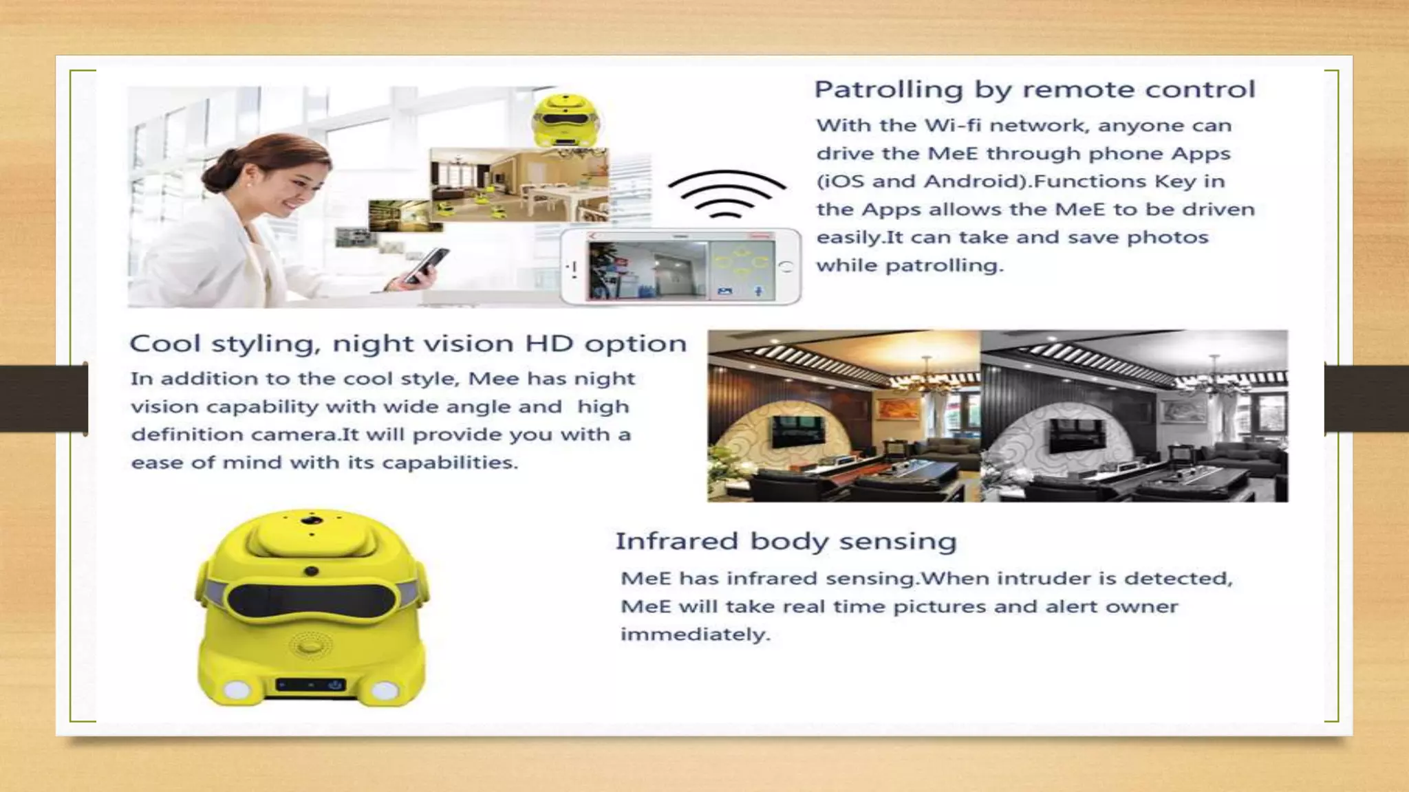 Mee Robot, Mee mobile surveillance robot :oamnetworks | PPT
