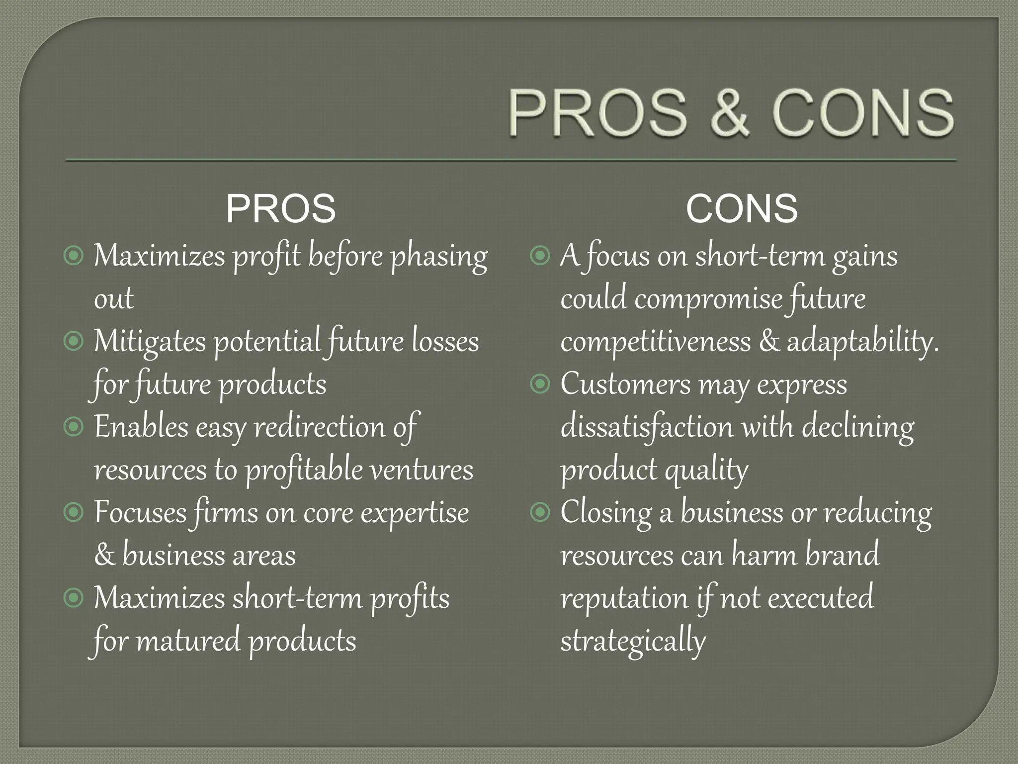 Harvest Strategy | PPT