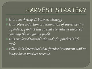 Harvest Strategy | PPTX