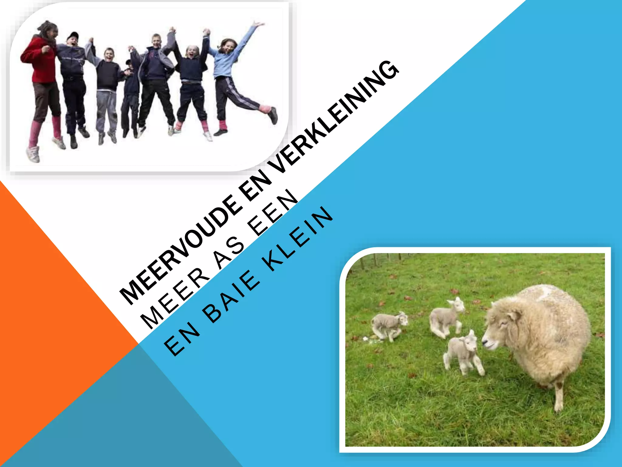 Meervoude en verkleining | PPTX