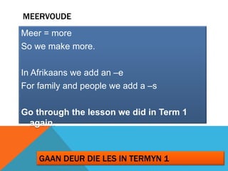 Meervoude en verkleining | PPTX