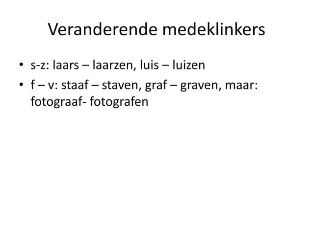 Meervoudsvormen | PPTX