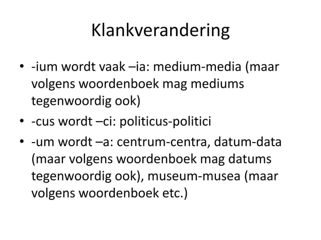 Meervoudsvormen | PPTX