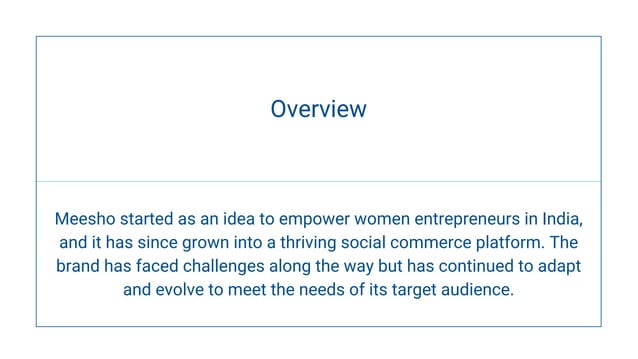 Meesho Case Study | PDF | Small and Medium-sized Business | Business