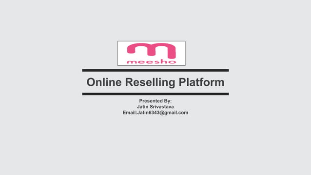 Meesho Business Model | Revenue Model | Meesho Interview | Startup ...
