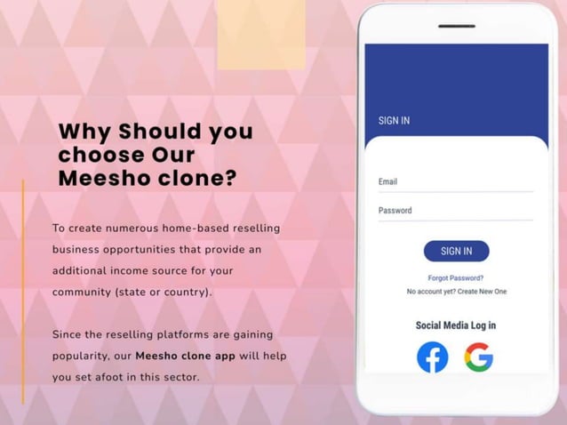 Meesho clone – Online reselling app solution | PPT