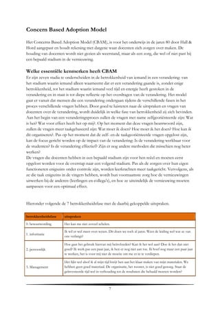 Meesterproef de motivatie voor verandering | PDF
