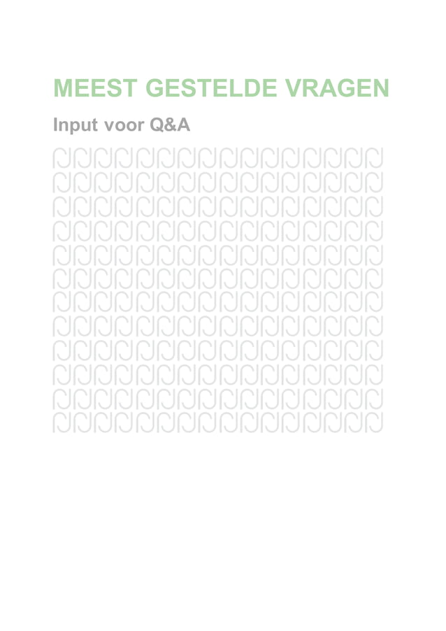 Meest gestelde vragen tijdens crisissituaties | DOCX