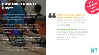 Intro to Kahoot! Pro for schools (September 2018) | PPT