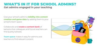 Intro to Kahoot! Pro for schools (September 2018) | PPT