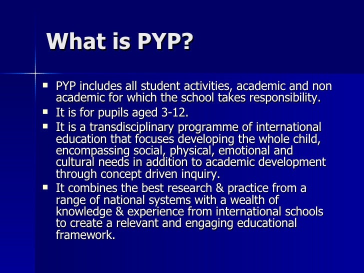 Introduction to PYP