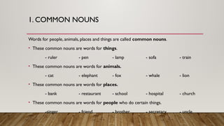 English Parts Of Speech - Kind of Nouns (vol 1).pptx