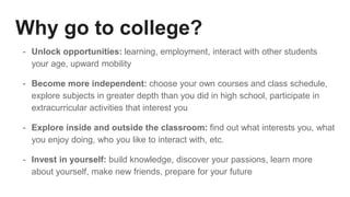 Meet 2 What Is College? | PPTX