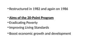 20 points proframme of community health nursing | PPTX