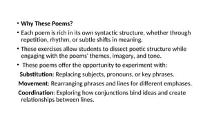 Meet 5_Syntax Process_Poem analysis (Subtitution-Movement-Coordination).ppt