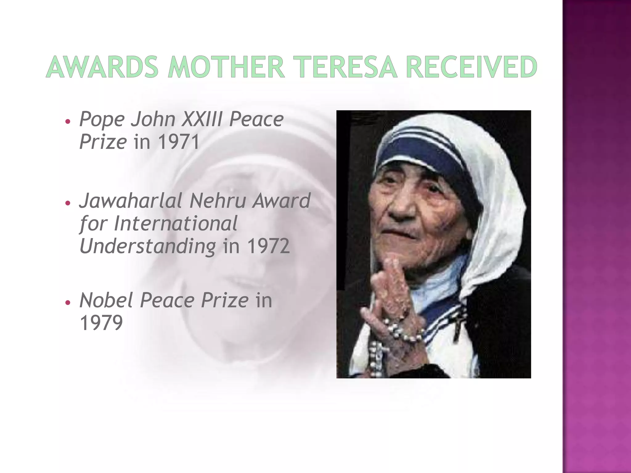 Mother Teresa | PPTX