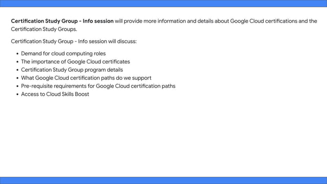 Road to Google Developer Certification: Panel Discussion & Networking | PPT | Free Download