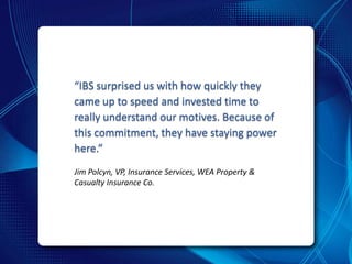 Meet ibs | PPTX | Business | Business and Finance