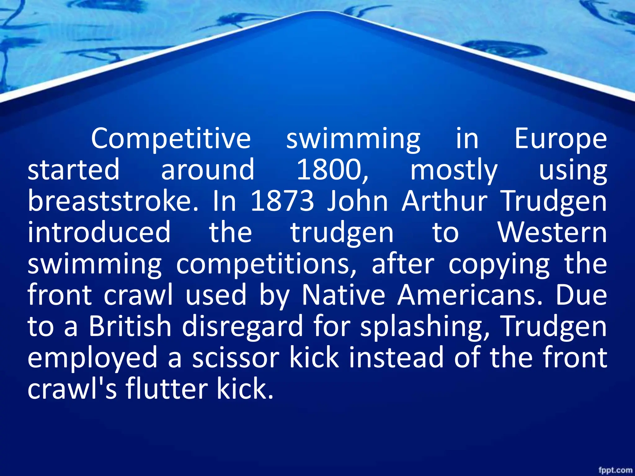 Power point presentation in swimming…….. | PPTX