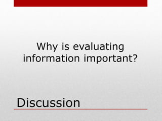Information Literacy and CRAAP | PPT