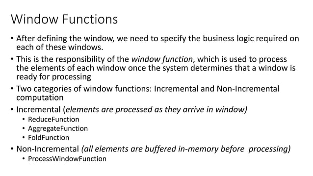 Flink-window-function-basic | PPT