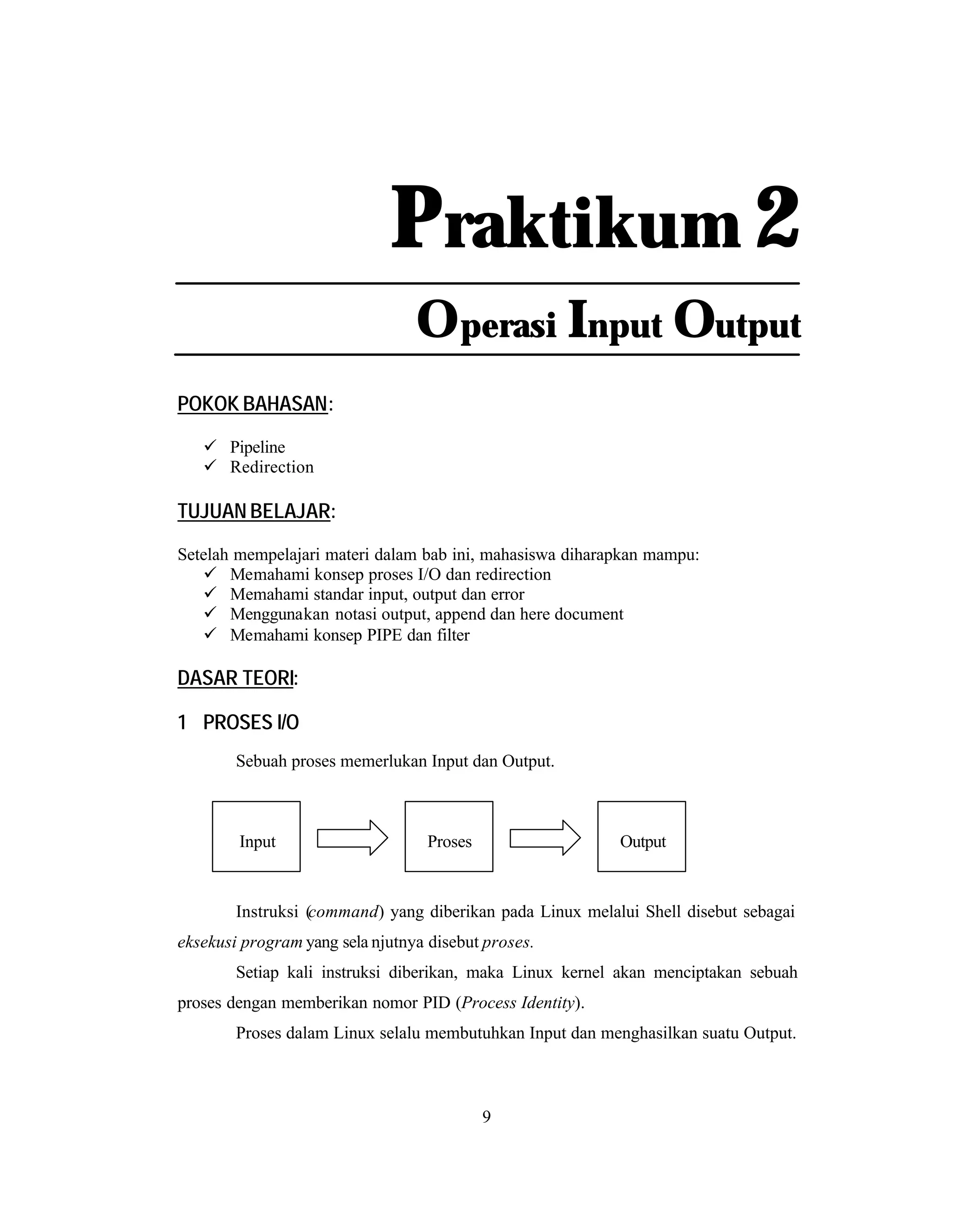 Meeting 3 - operasi input output-handout | PDF