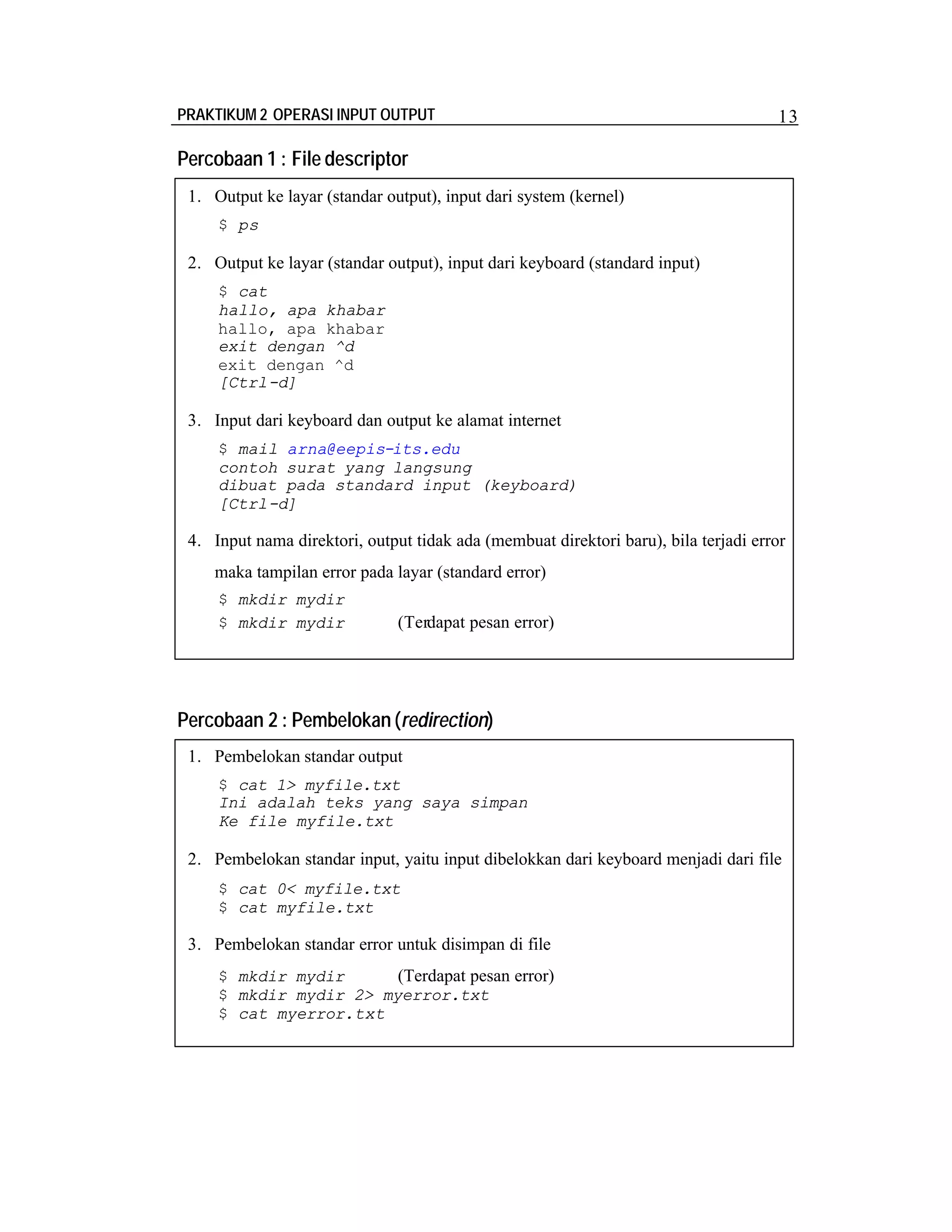 Meeting 3 - operasi input output-handout | PDF