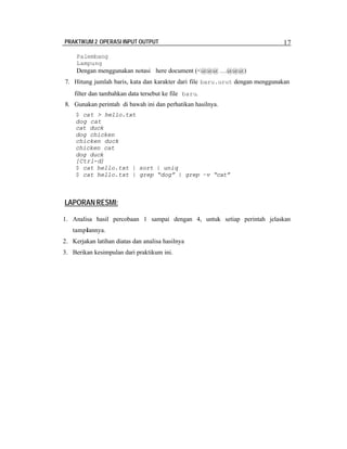 Meeting 3 - operasi input output-handout | PDF