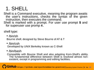 Operating System Practice : Meeting 8- bekerja dengan bash shell-b ...