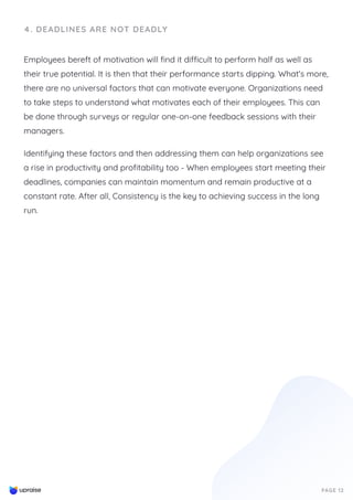 Begainner's Guide to Meeting Deadlines | PDF