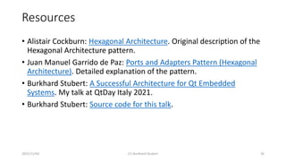 Hexagonal Architecture: The Standard for Qt Embedded Applications | PPT