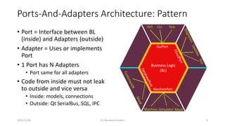 Hexagonal Architecture: The Standard for Qt Embedded Applications | PPT