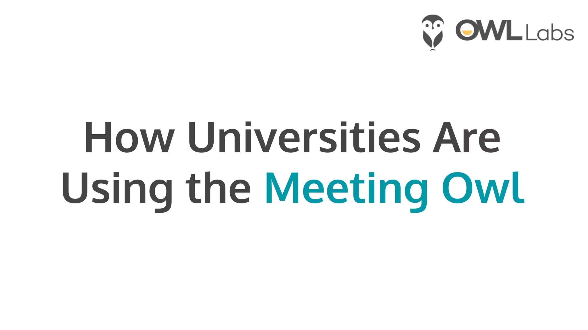 Meeting Owl University Guide | PDF